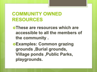 Types of resources | PPTX