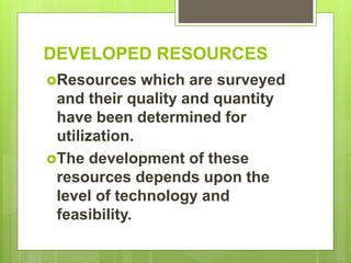 Types of resources | PPTX