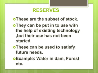 Types of resources | PPTX