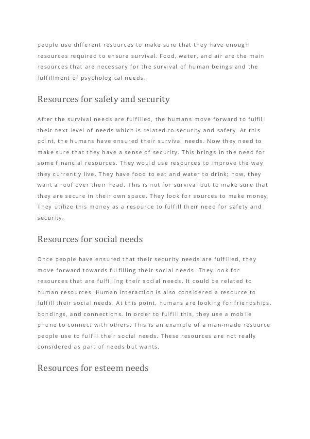 Types of Resources and their Application in Maslow.pdf