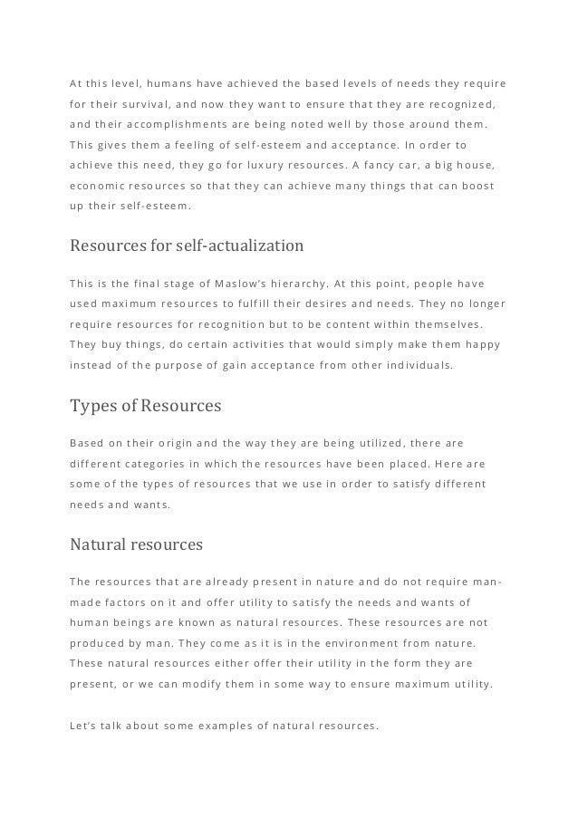 Types of Resources and their Application in Maslow.pdf