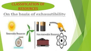CLASSIFICATION OF RESOURCES CLASS 10TH CBSE/NCERT/JKBOSE | PPTX