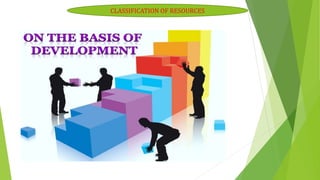 CLASSIFICATION OF RESOURCES CLASS 10TH CBSE/NCERT/JKBOSE | PPTX