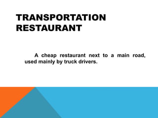 TYPES OF RESTAURANT.pptx