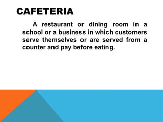 TYPES OF RESTAURANT.pptx