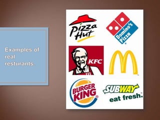 Types of restaurants | PPTX
