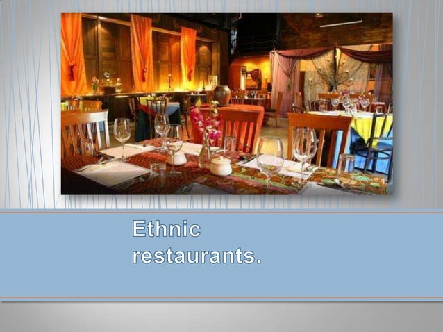 Types of restaurants | PPTX | Bars & Restaurants | Attractions