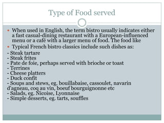 Typesofrestaurants | PPTX