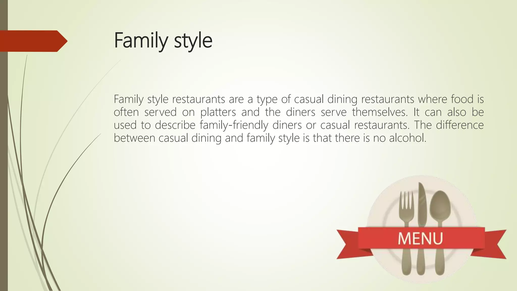 Types of restaurants | PPTX