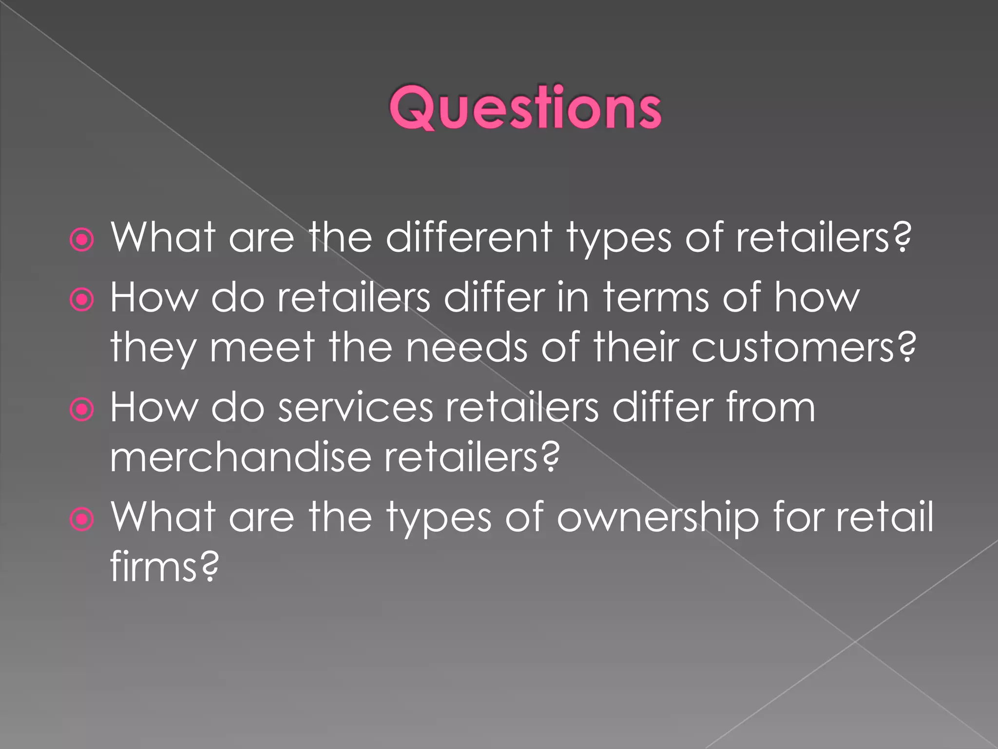 Types of retailers | PPT