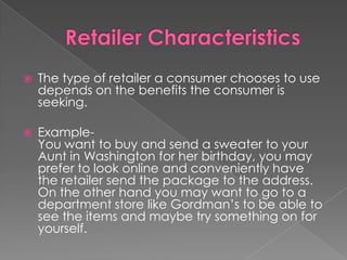 Types of retailers | PPTX