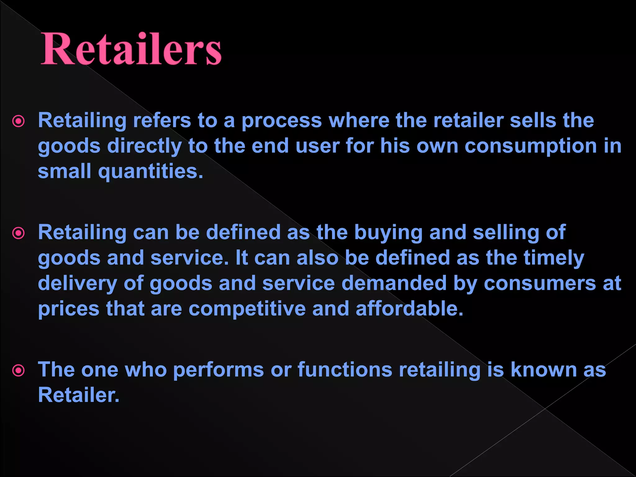 Types of retailers | PPT