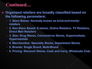 Types of retailers | PPTX