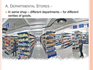 Types of retailers’ middlemen | PPTX