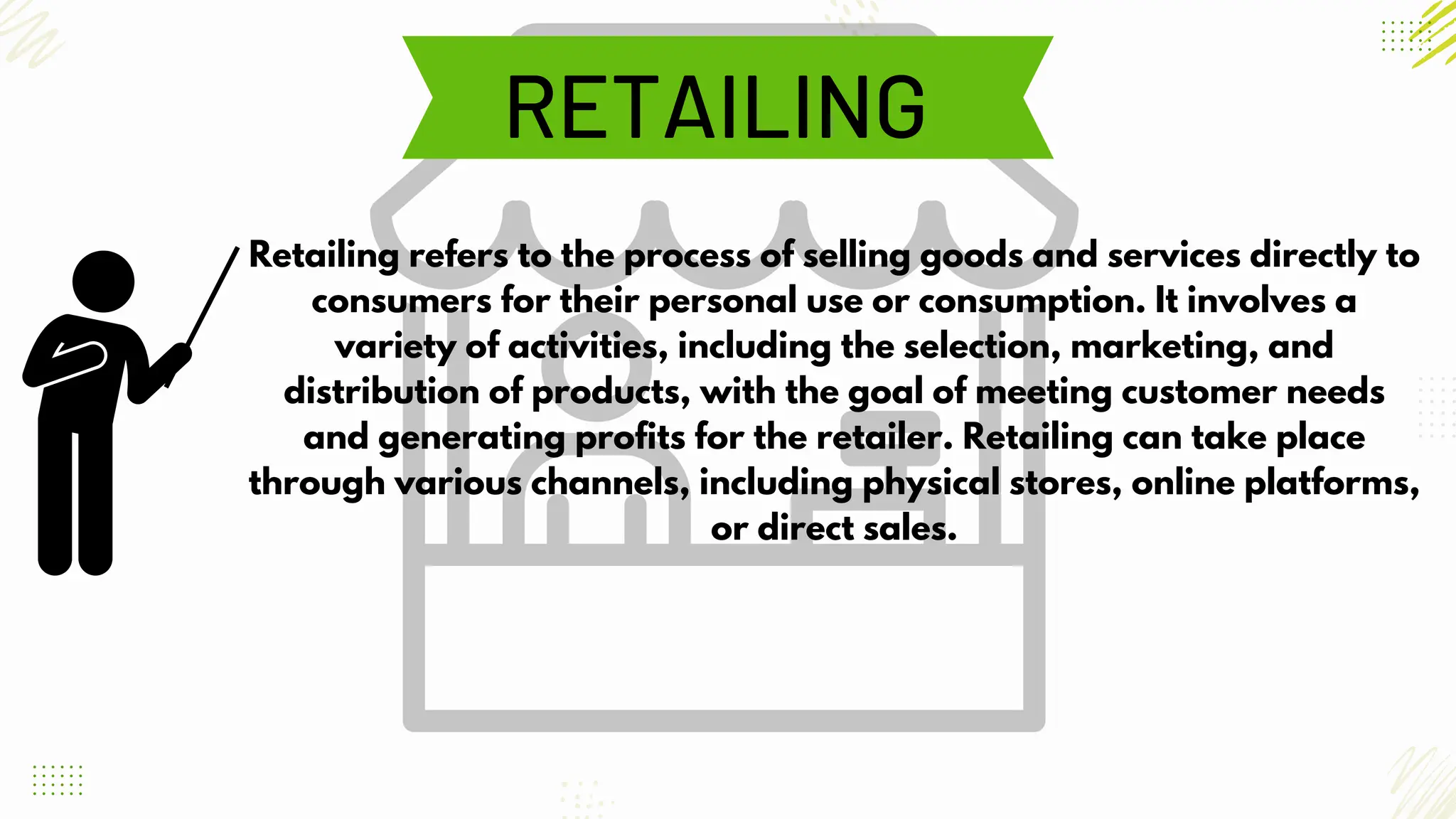 Types of Retailing on the basis of ownership, size operation and ...