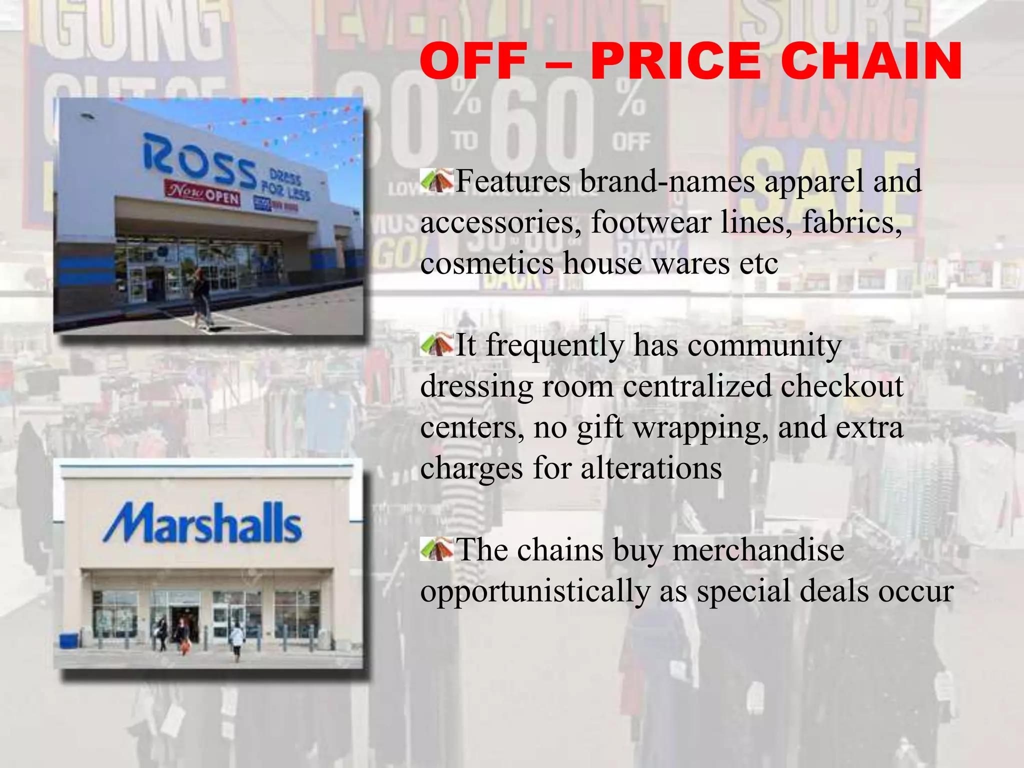 Types of retail stores | PPTX