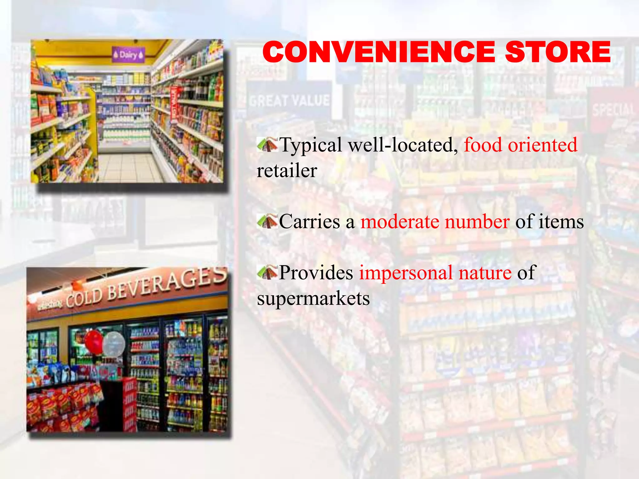 Types of retail stores | PPTX