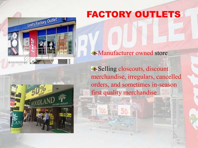 Types of retail stores | PPTX