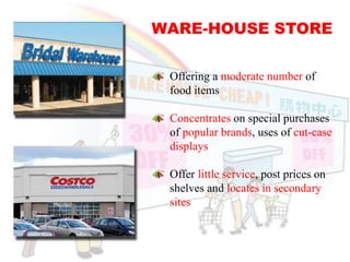 Types of retail stores | PPTX