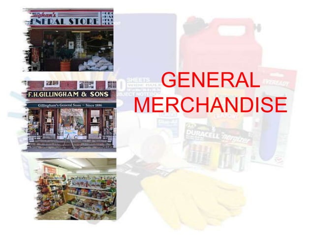 Types of retail stores | PPTX