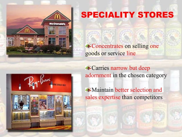 Types of retail stores | PPTX