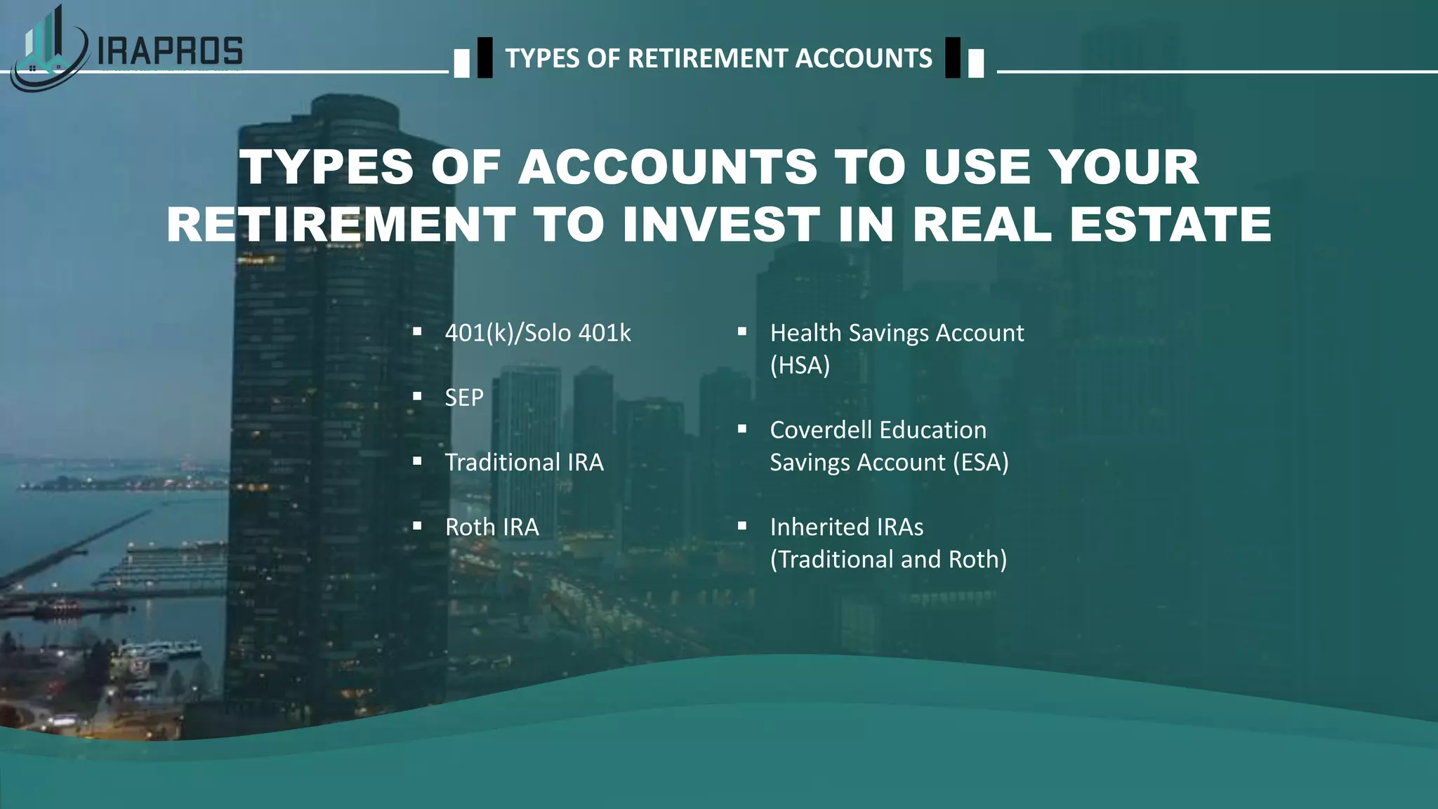 Types of Retirement Accounts | PPTX