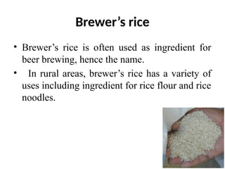 Types of rice and its storage. Varieties of rice | PPTX