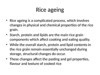 Types of rice and its storage. Varieties of rice | PPTX