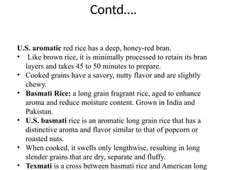 Types of rice and its storage. Varieties of rice | PPT