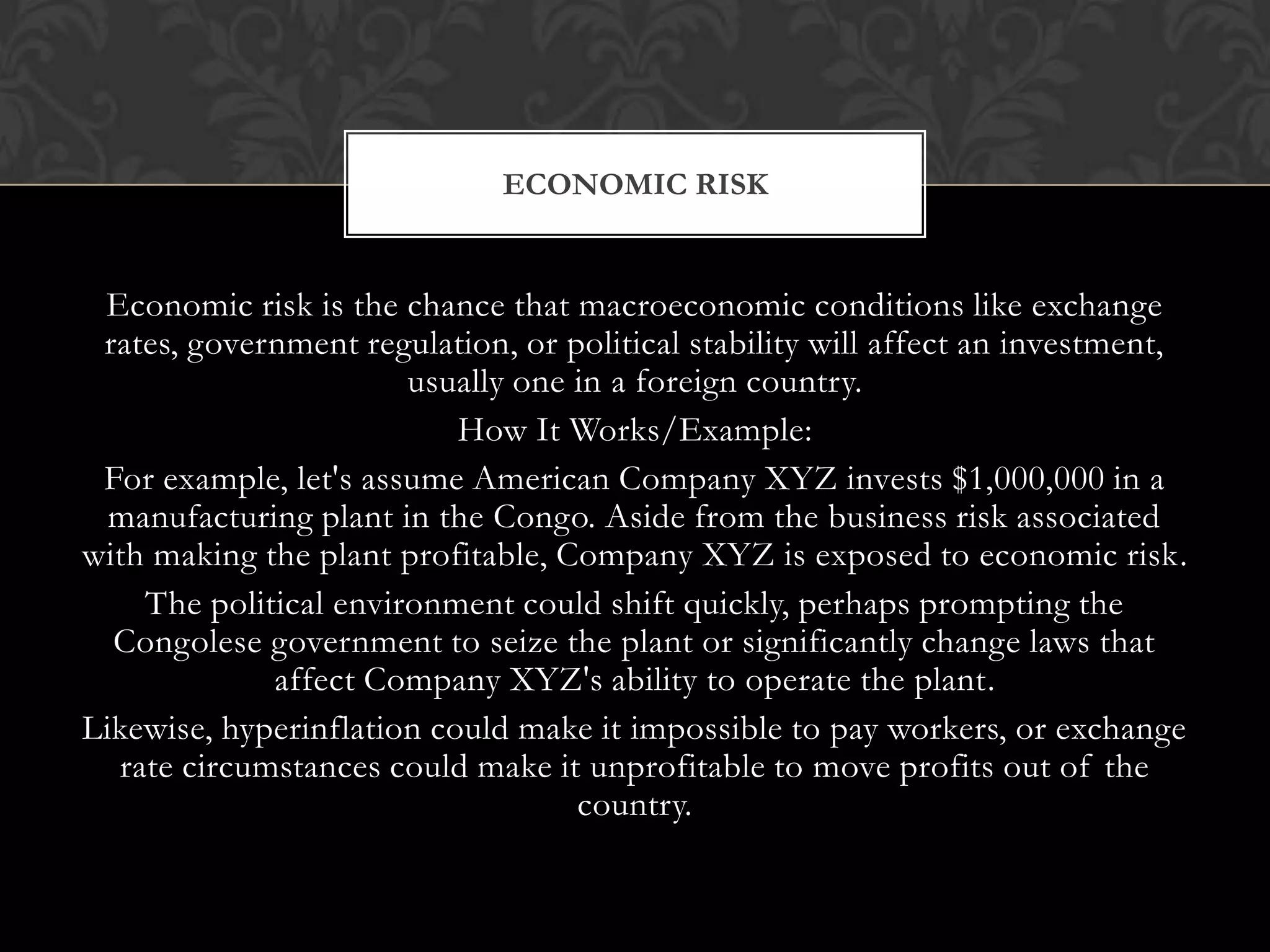 Types of risk | PPTX