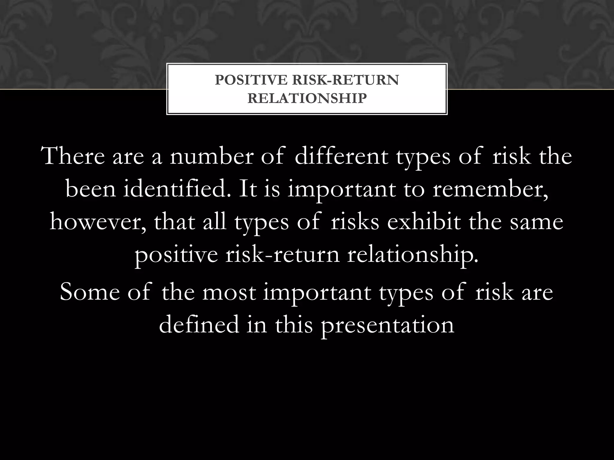 Types of risk | PPTX