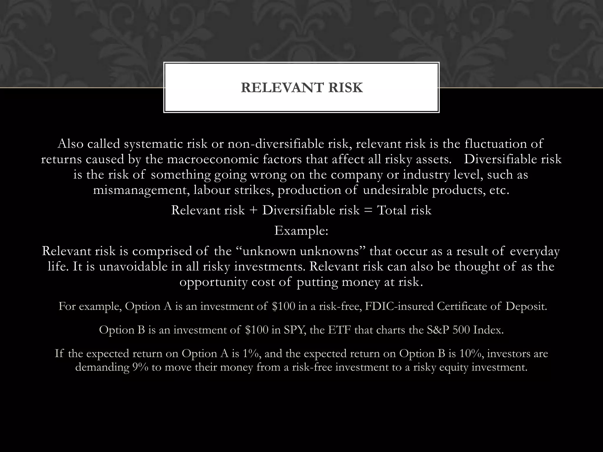 Types of risk | PPTX