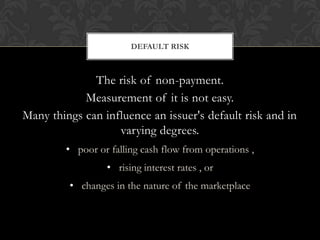 Types of risk | PPTX
