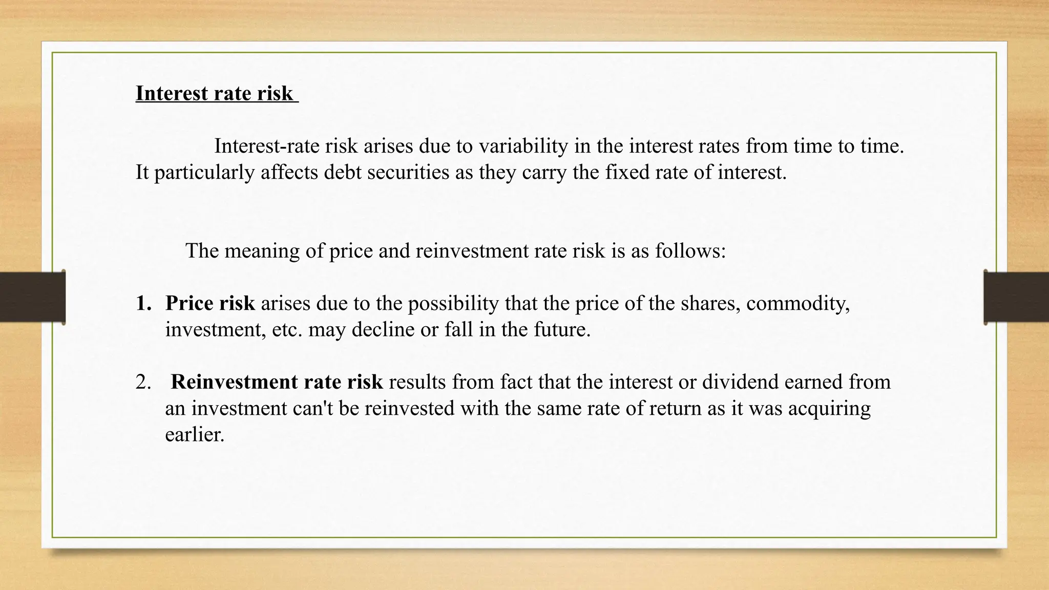 Types of Risk.pptx-systematic Risk-classification | PPTX