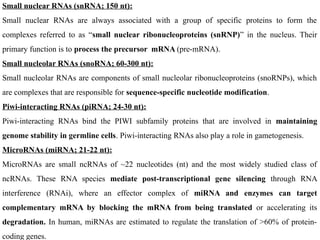 Types of RNA , structure and its functions.pptx