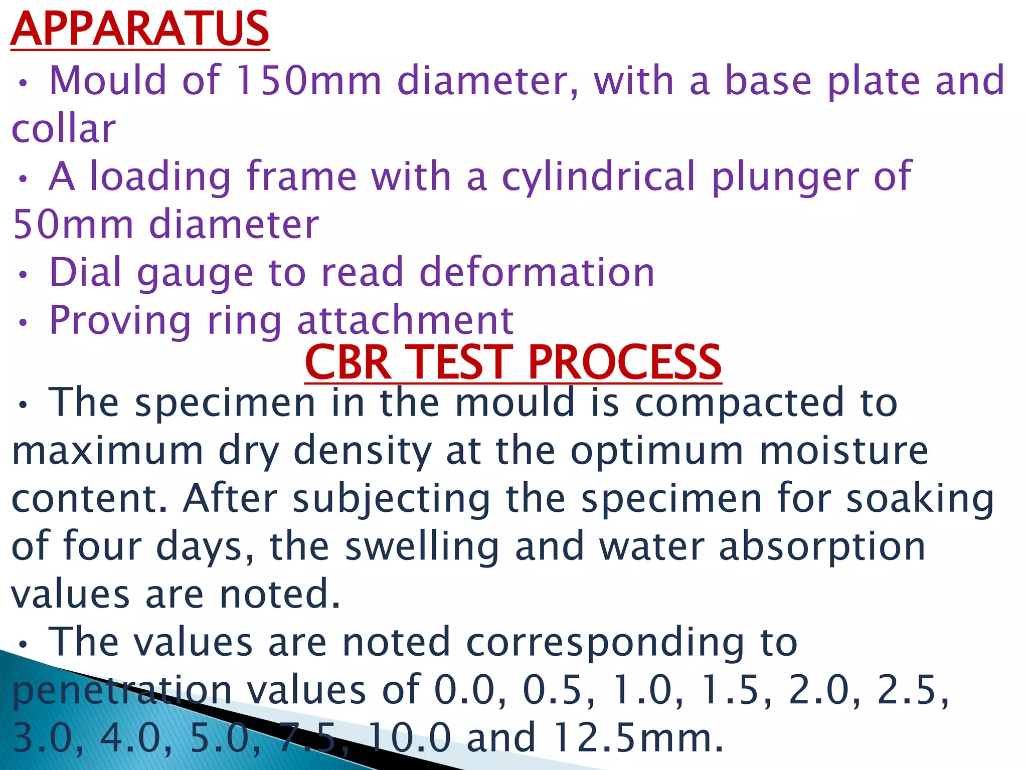 Types of road material and its tests | PDF