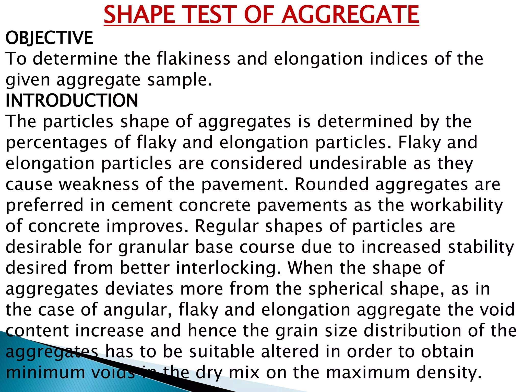 Types of road material and its tests | PDF