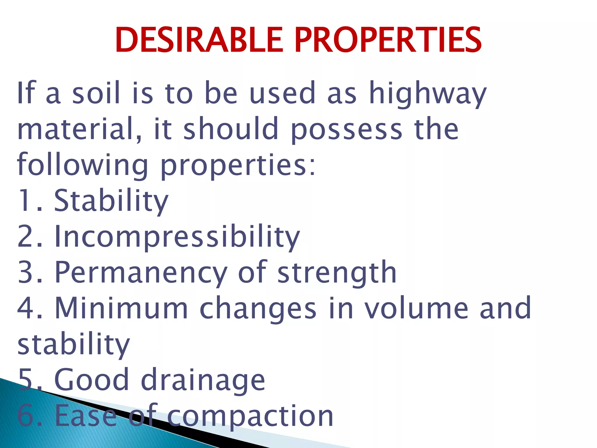 Types of road material and its tests | PDF