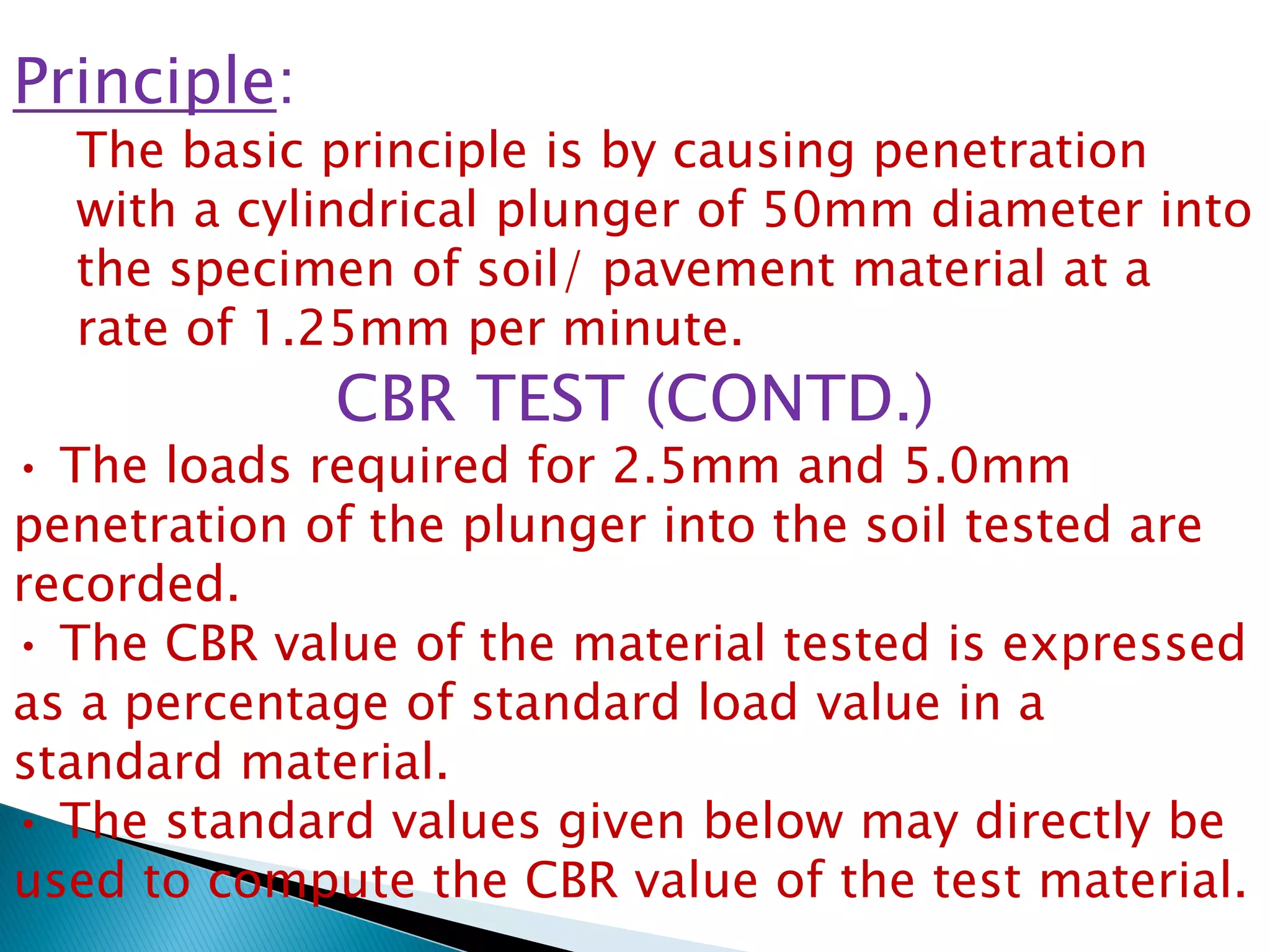 Types of road material and its tests | PDF