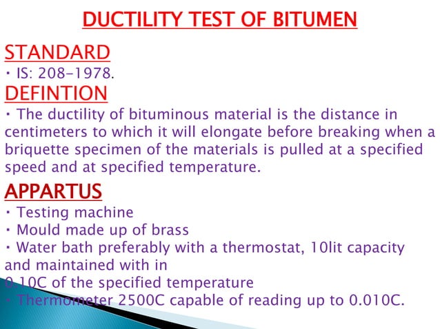 Types of road material and its tests | PDF