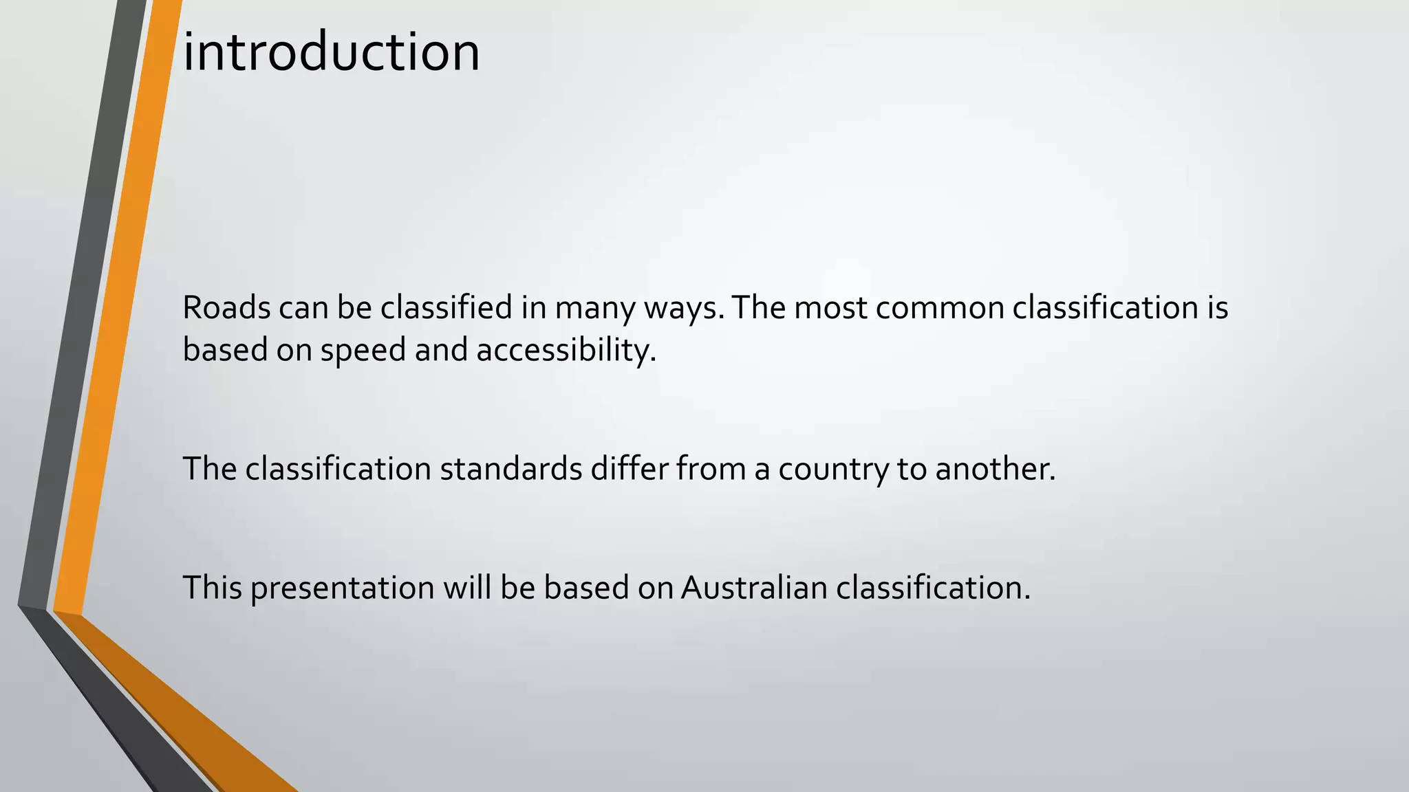 Types of roads | PPTX