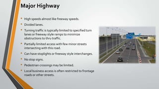 Types of roads | PPTX