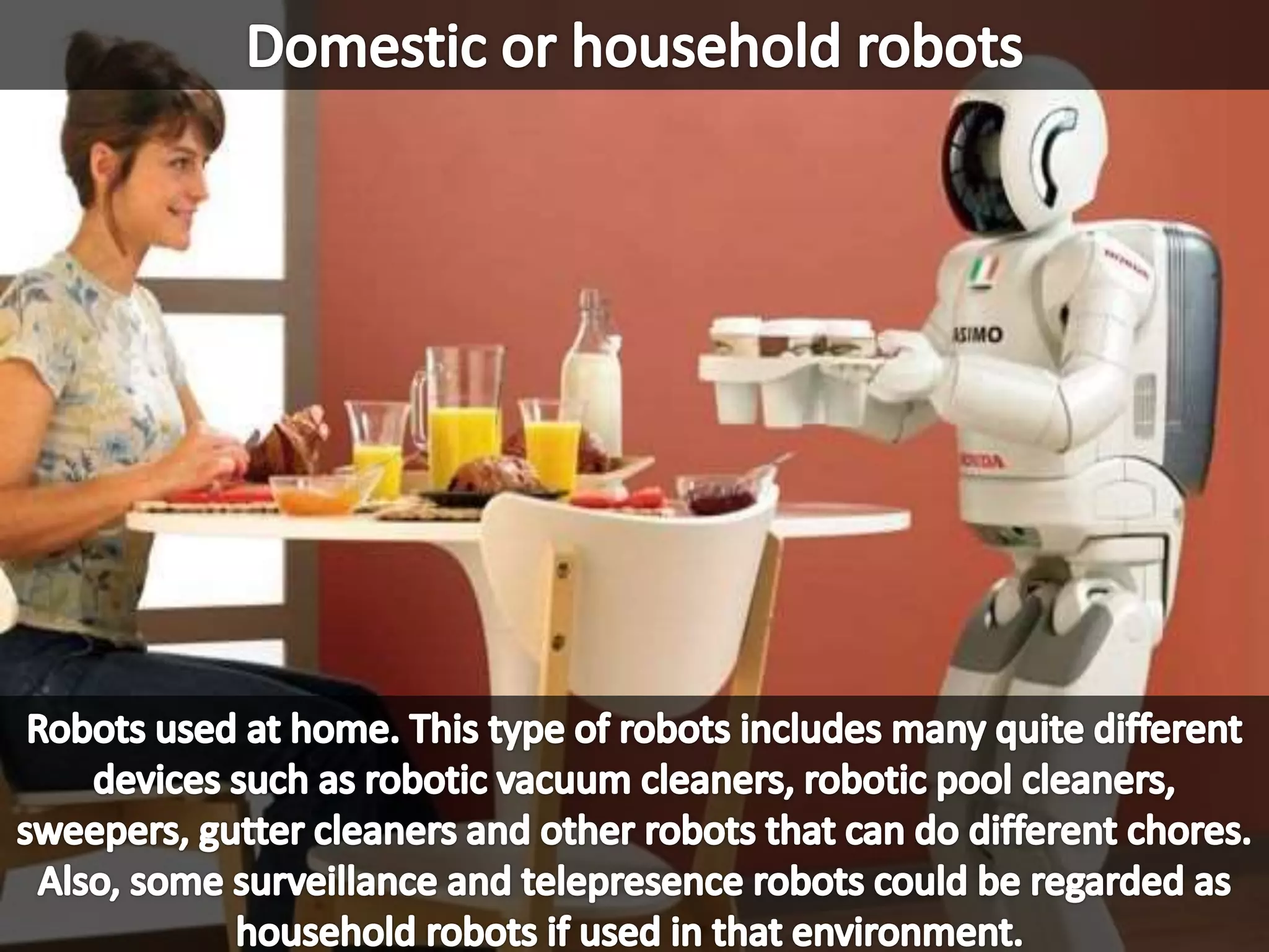 Types of robots | PPTX