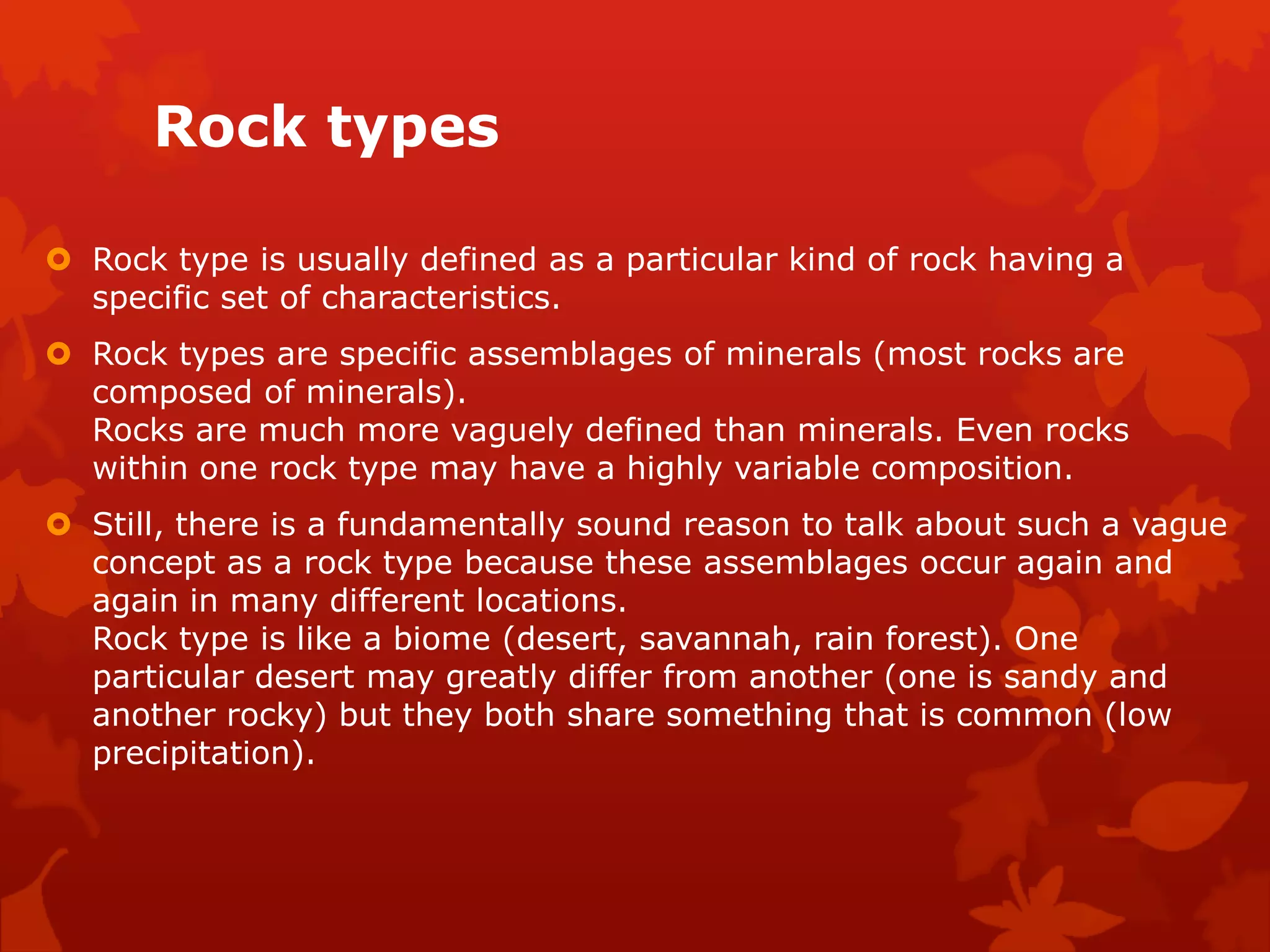 Types of rock | PPTX