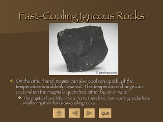Types Of Rocks! | PPT