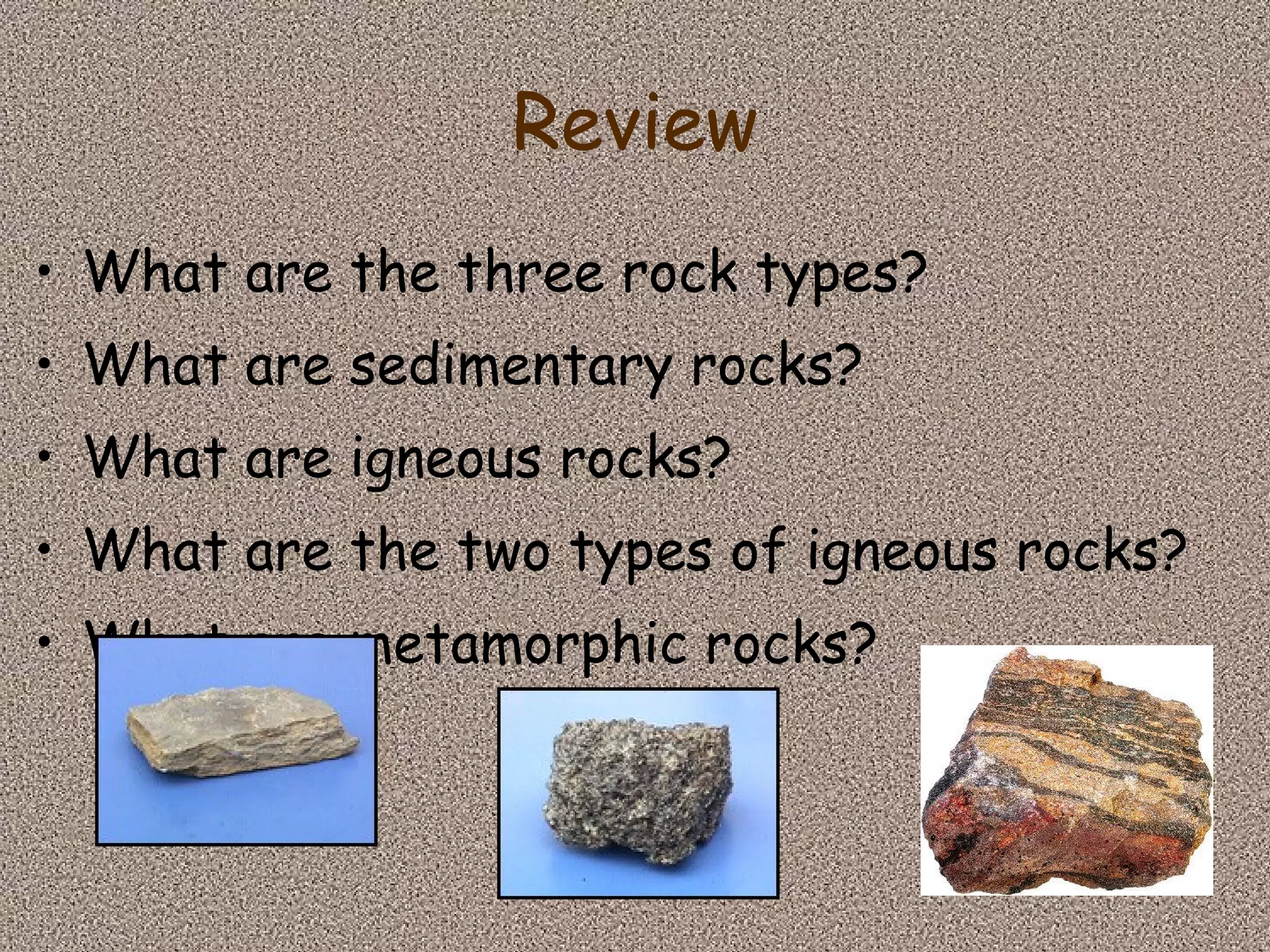 Types Of Rocks | PPT