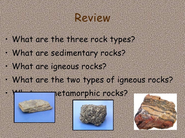 Different Types Of Rocks Ppt