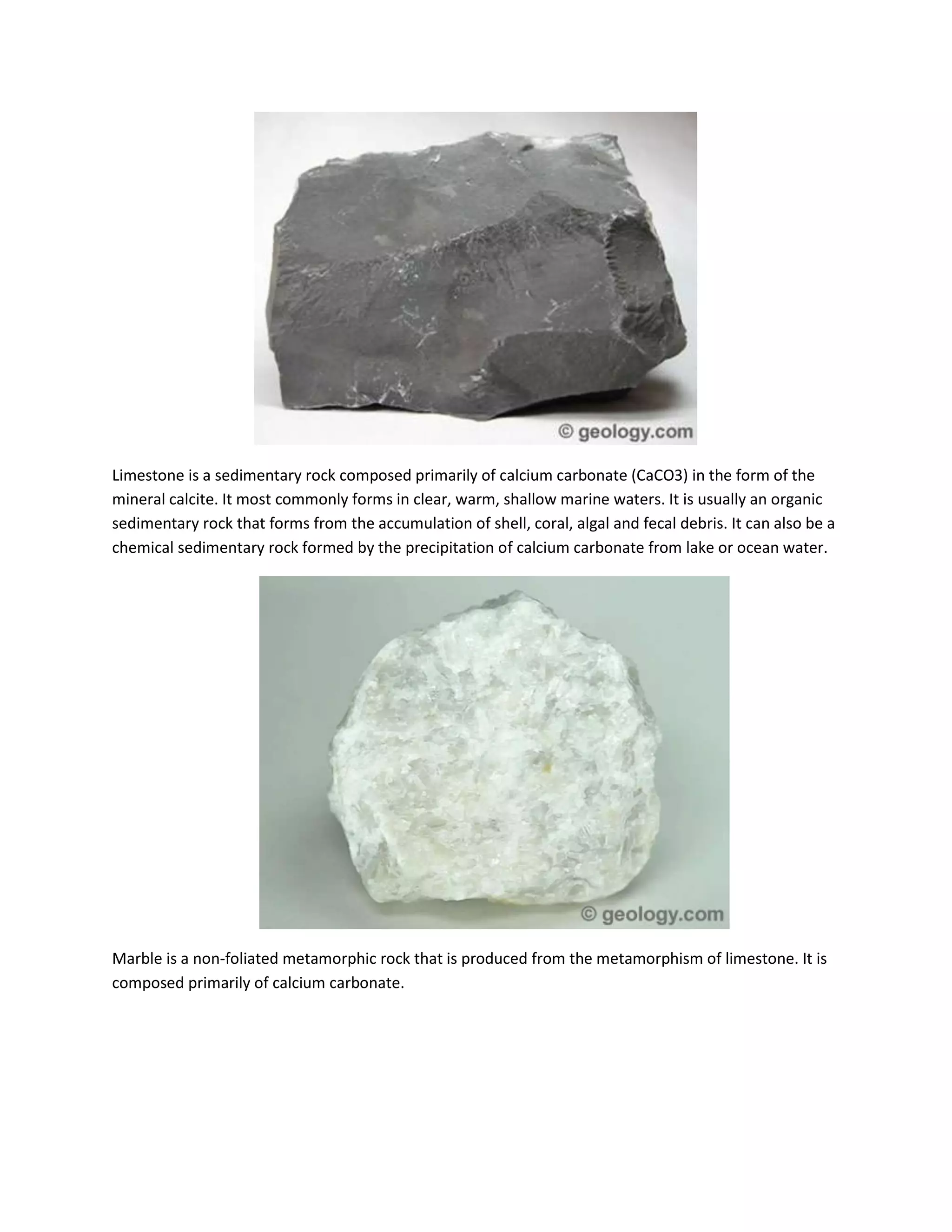 Types of rocks | PDF