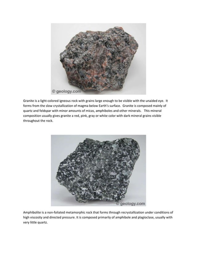 Types of rocks | PDF