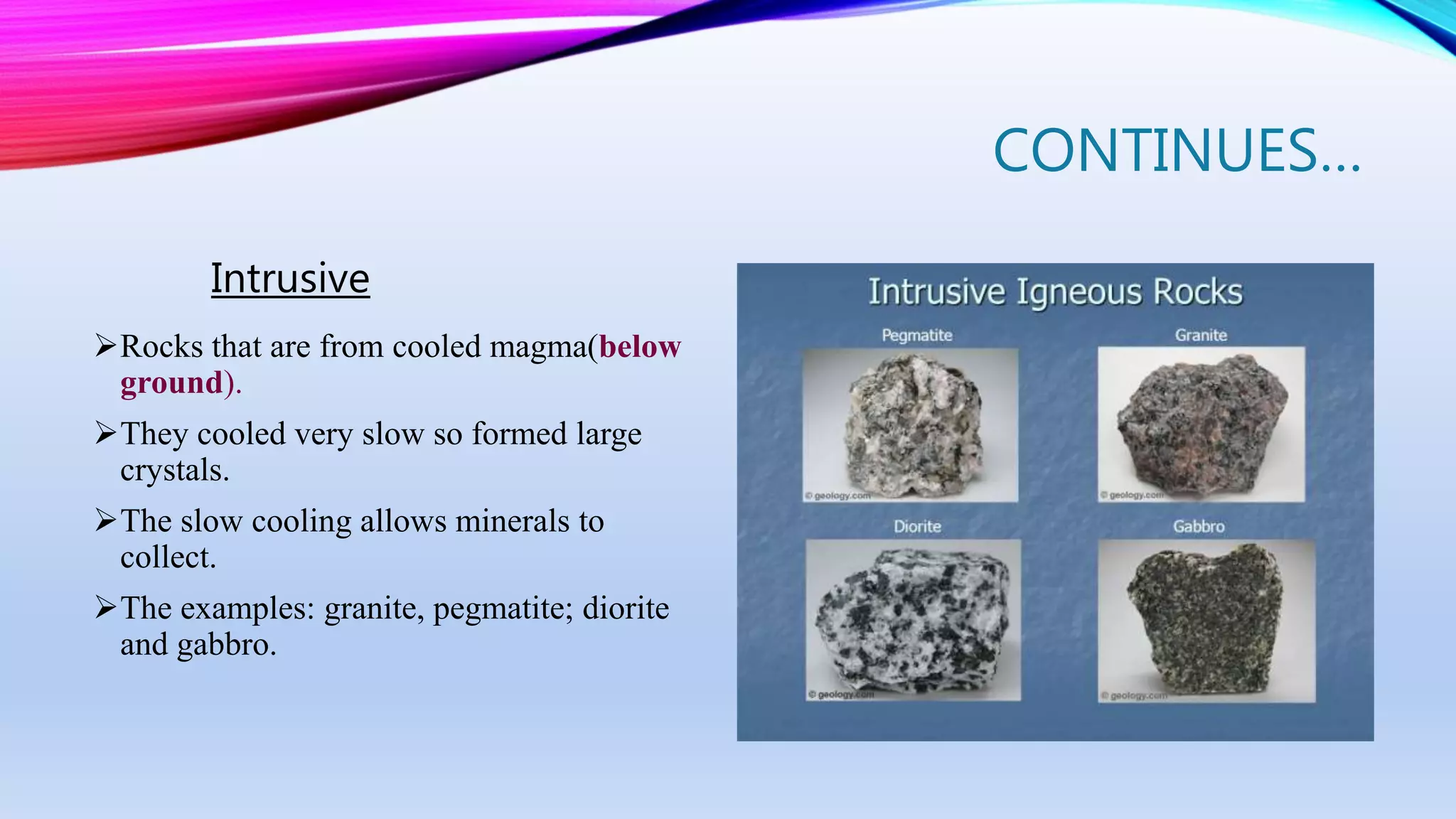 Types of rocks | PPTX | Geology | Science